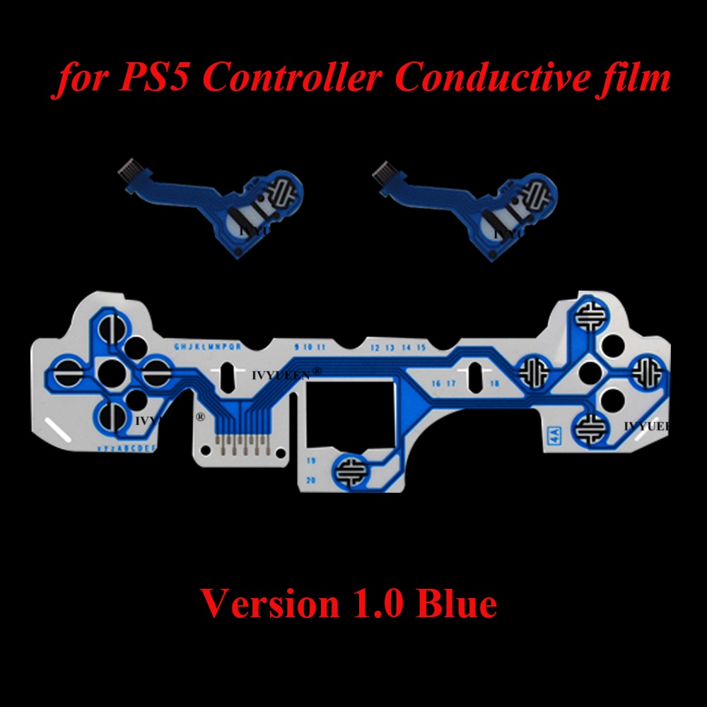 IVYUEEN for PlayStation 5 PS5 Controller Conductive Film Keypad Flex ...