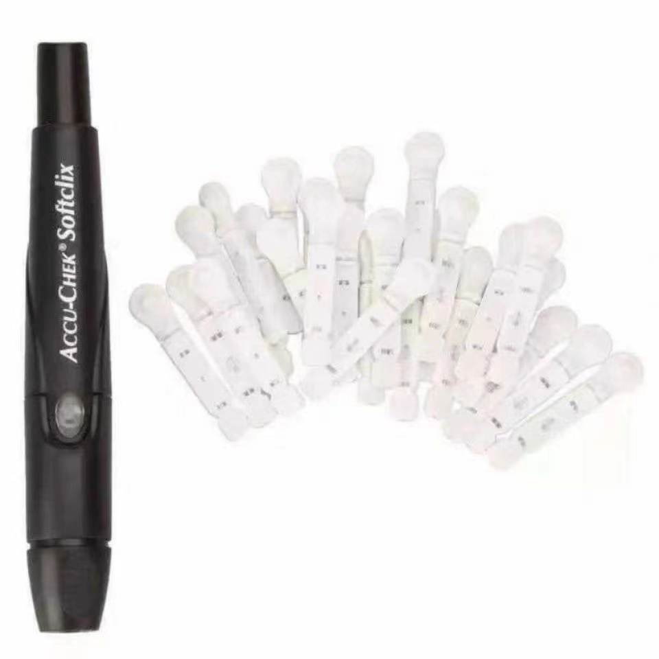 Accu-Chek Accuchek Softclix Blood Glucose Lancing Device Pen, Needles ...
