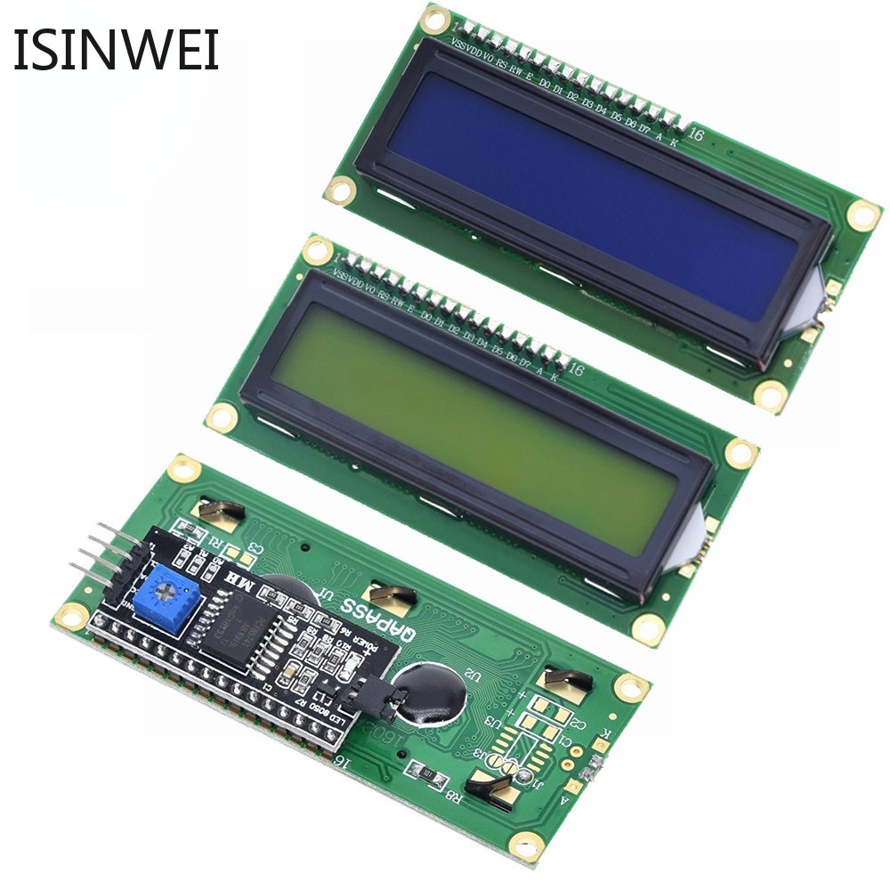 LCD1602+I2C LCD 1602 Module Blue/Green Screen PCF8574 IIC/I2C LCD1602 ...