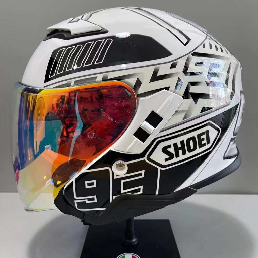 SHOEI Half Face J-Cruise 2 MONO White Ant Helmet Japan Motorcycle ...