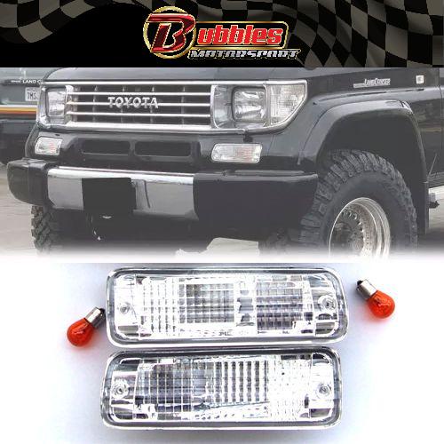 Toyota Land Cruiser LT79 RJ77 Front Bumper Lamp Crystal | Shopee Malaysia