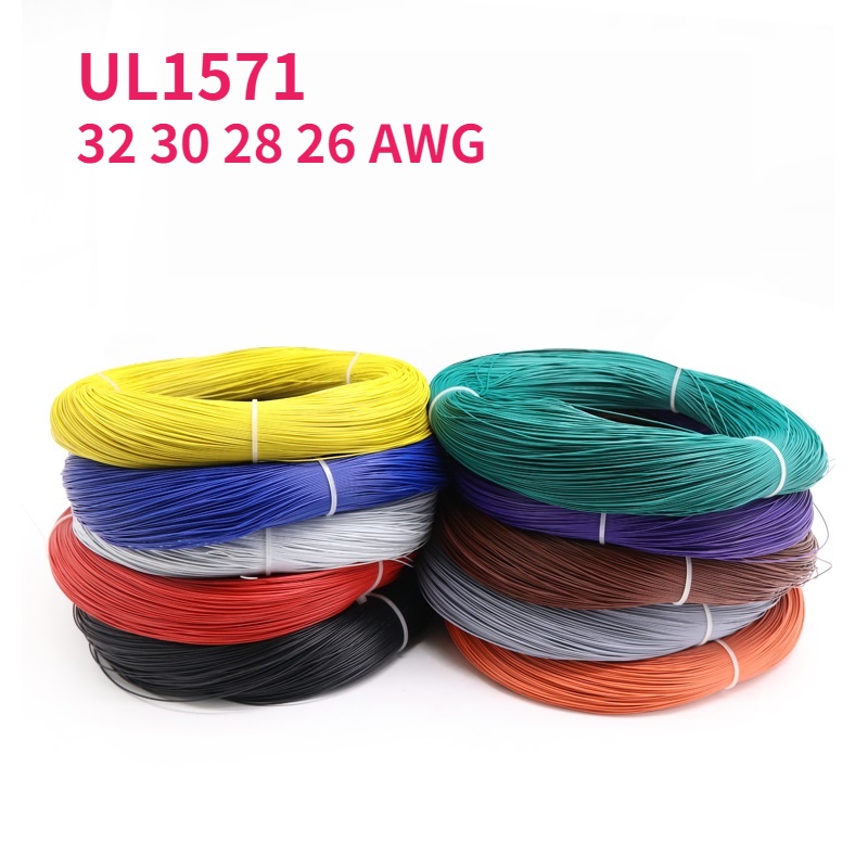 UL1571 32 30 28 26 AWG PVC Electronic Wire Flexible Cable Insulated Tin-plated Copper ...