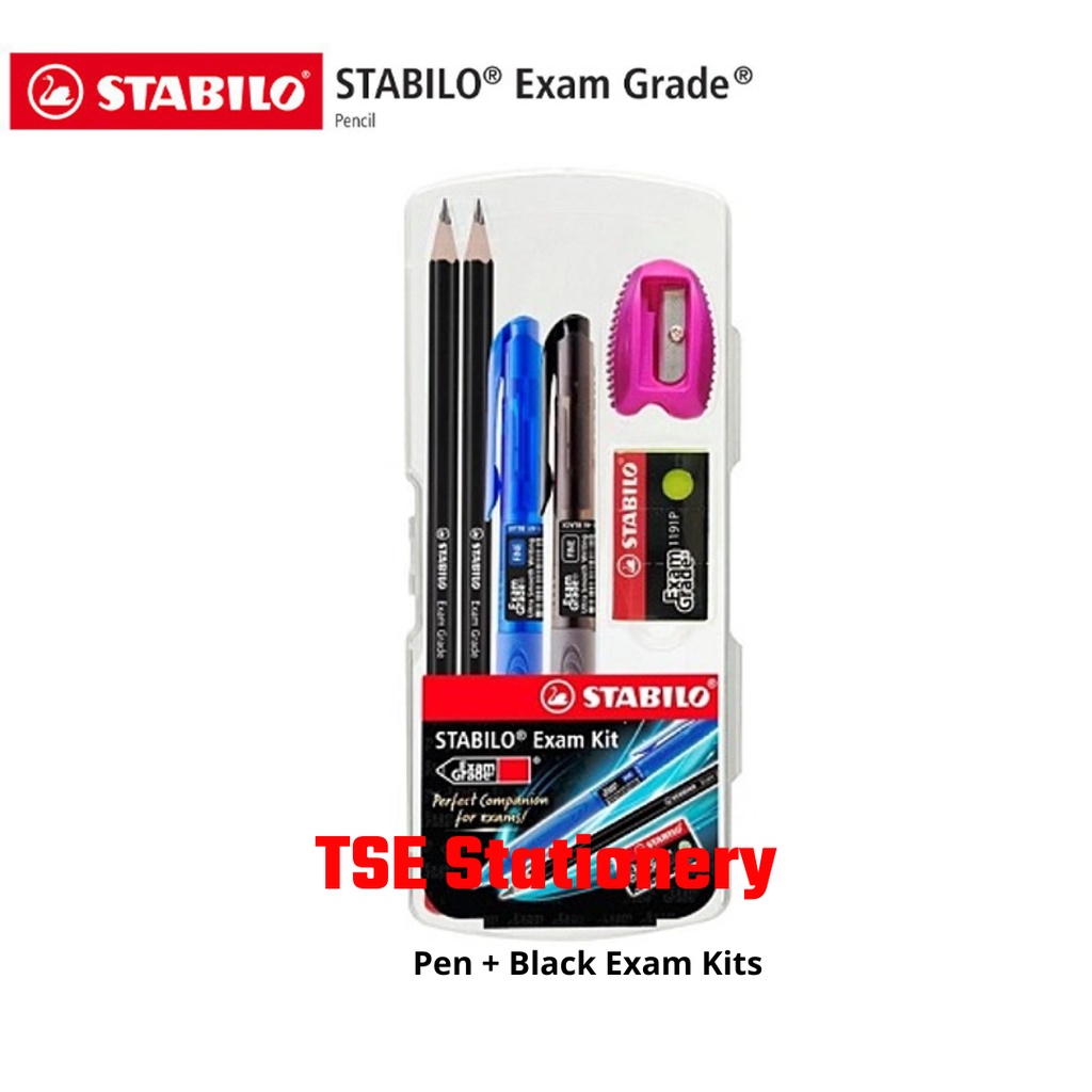 Stabilo Exam Kit Pencil Set with Pencil Box 288PC5SP 288GPC5SP Writing ...
