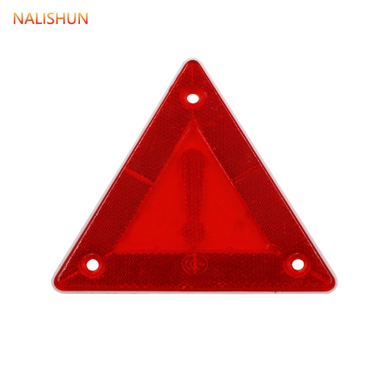 Triangle Warning Reflector Truck Plate Rear Light 2 Pieces Stop Warning ...
