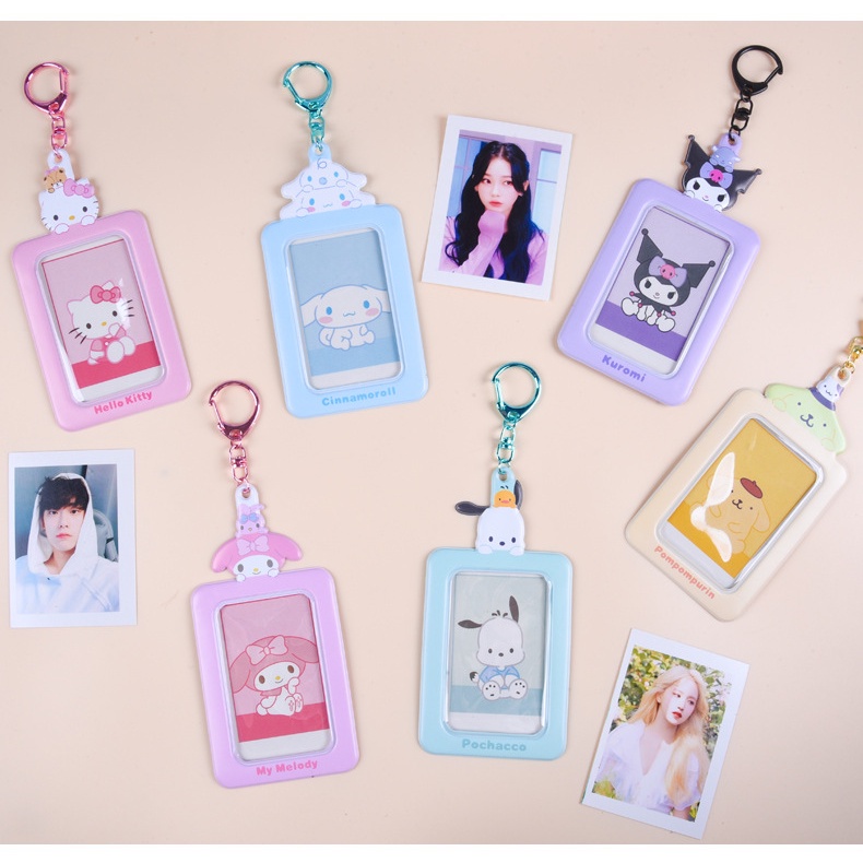 New Sanrio 3 inch Card Holder Cartoon Card Sleeve Photocard Protector ...