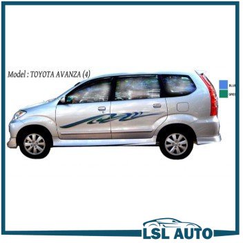 Toyota Avanza/Proton Exora/Perodua Alza Car Side Body Sticker | Shopee ...