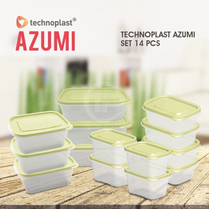 Technoplast Azumi Multi-Purpose Storage Box Set of 14 Pcs | Shopee Malaysia
