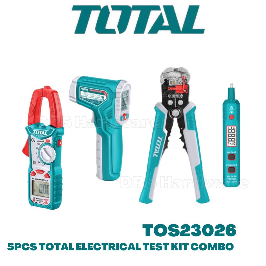 TOS23026 5PCS TOTAL ELECTRICAL TEST KIT COMBO | Shopee Malaysia