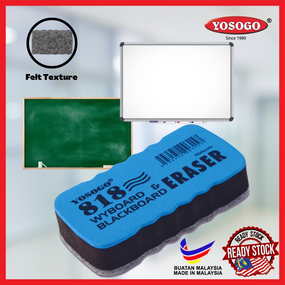 [super stationery] YOSOGO Pemadam PAPAN PUTIH Non-Magnetic Dry-Wipe ...