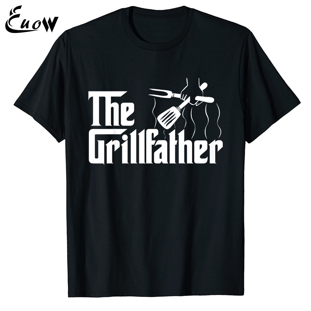 100 Cotton The Grill Father Bbq Grill Smoker Barbecue Chef Men Tshirt ...