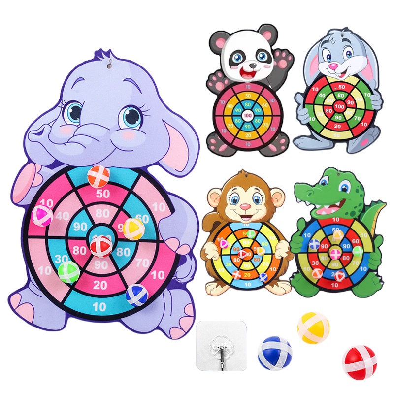Target Sticky Ball Dartboard Creative Throw Party Outdoor Sports Indoor ...