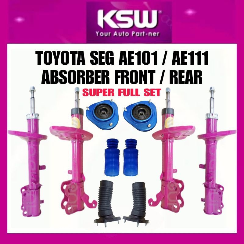 TOYOTA COROLLA SEG AE101 , AE111 , EE100 / 111 ABSORBER FRONT / REAR ...