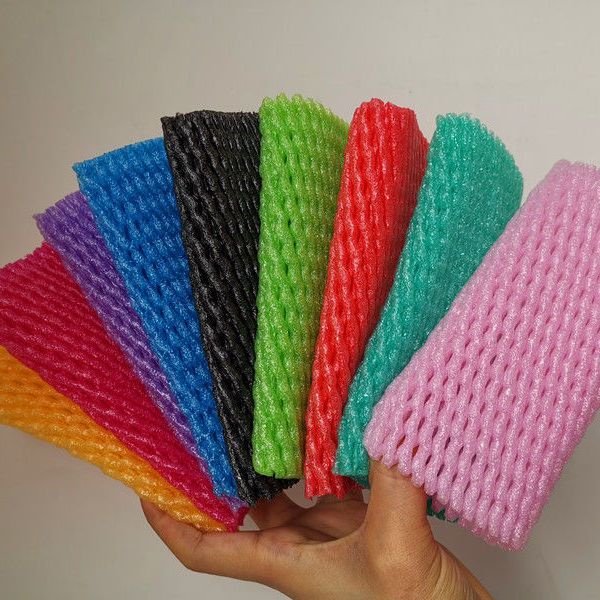 [Foam Net Cover] Shockproof Fruit Protective Cover Colorful Fruit Net ...