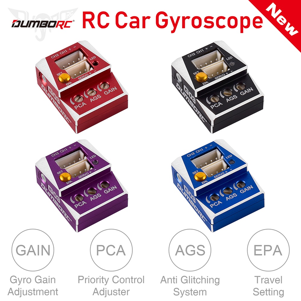 DUMBORC Gyro G03 G02 Automatic Stability Control Gyroscope for RC Drift ...