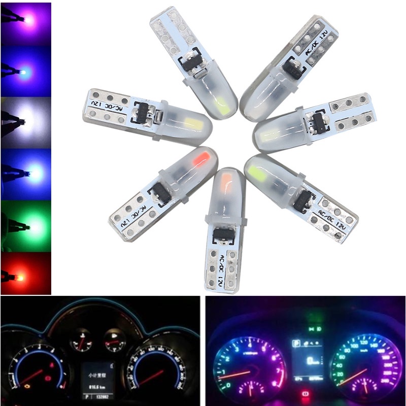 T5 LED Auto Dashboard Light Wedge Instrument Lamp Control Light Warning ...