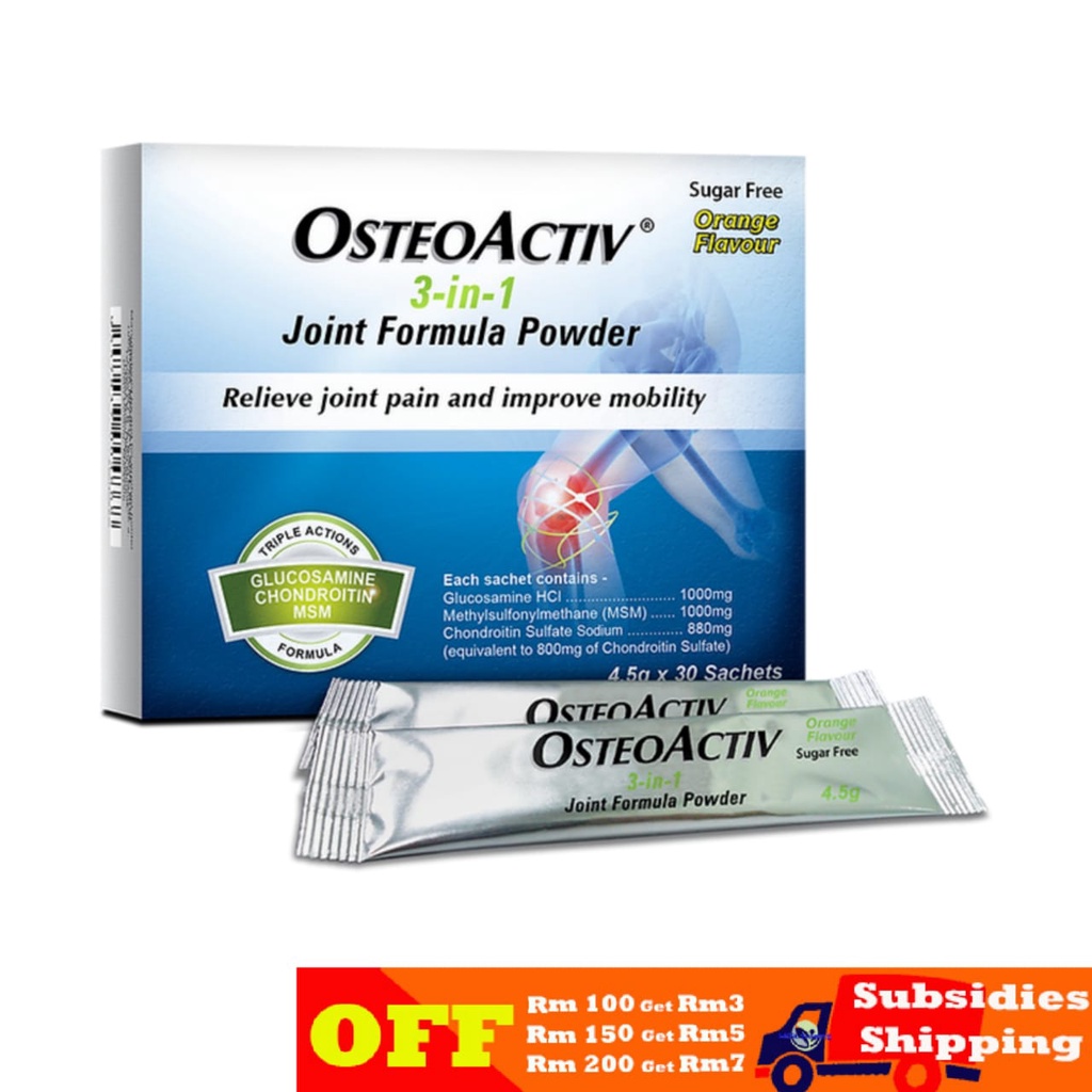 OsteoActiv 3-in-1Joint Formula Powder (4.5gx30's) | Shopee Malaysia