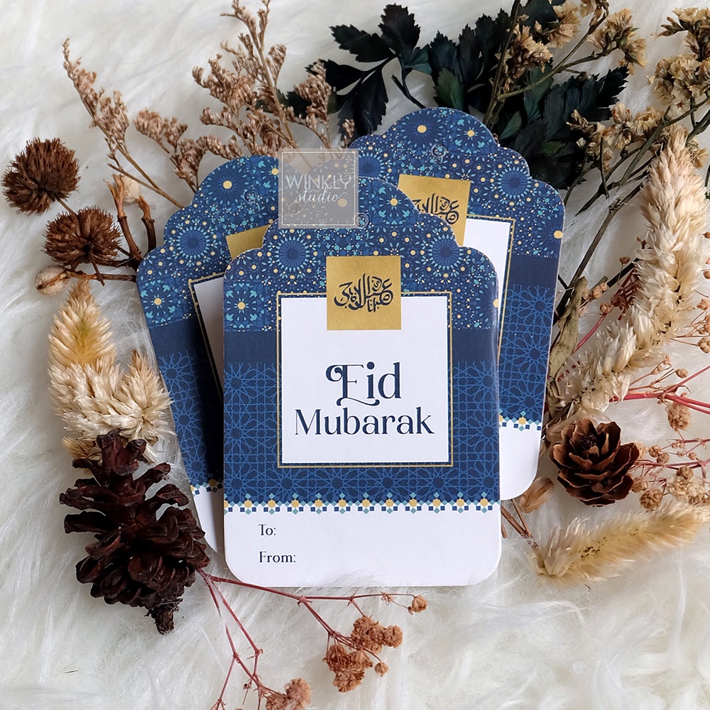 25pcs Eid Hang Tags/Eid Hangtags/Mini Hari Raya Greeting Cards/Ramadhan ...
