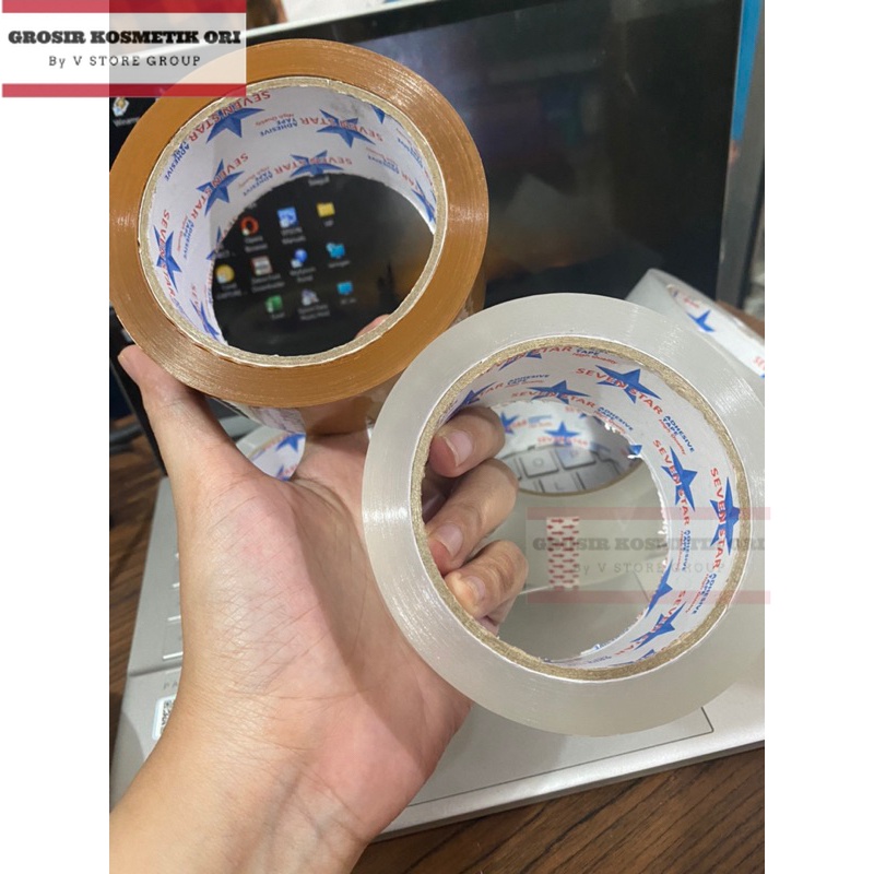 Clear / BROWN SOLUTION duct Tape 90YARDS STRONG CONCENT Clear Duct Tape ...
