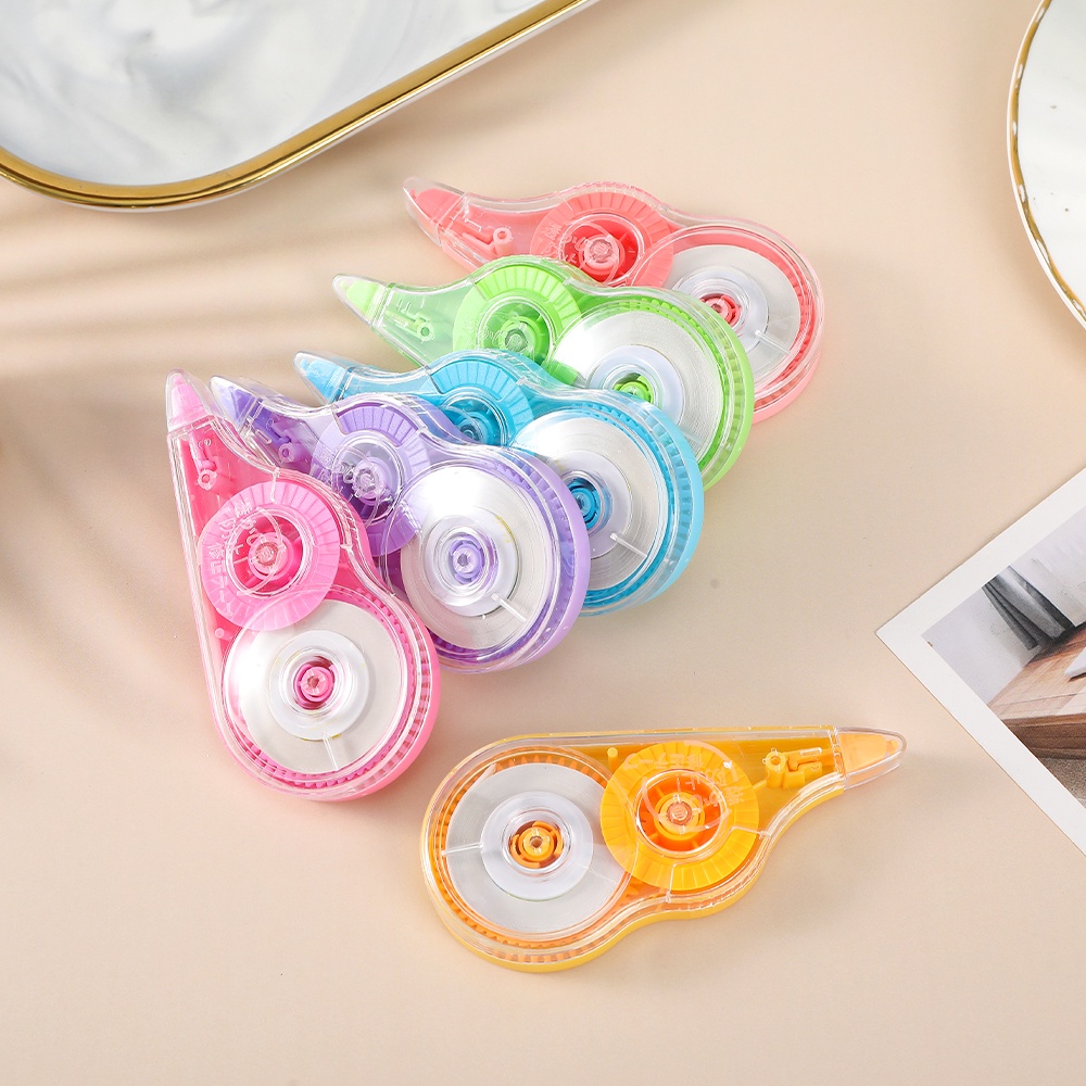 6-in-1 Correction Tape Set, Total 72m, Easy Refill, School & Office ...