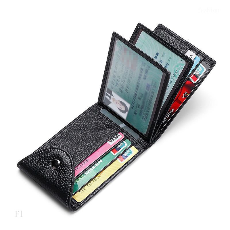 Driver's License Leather Case Male ID Card Holder Driver's License Two ...