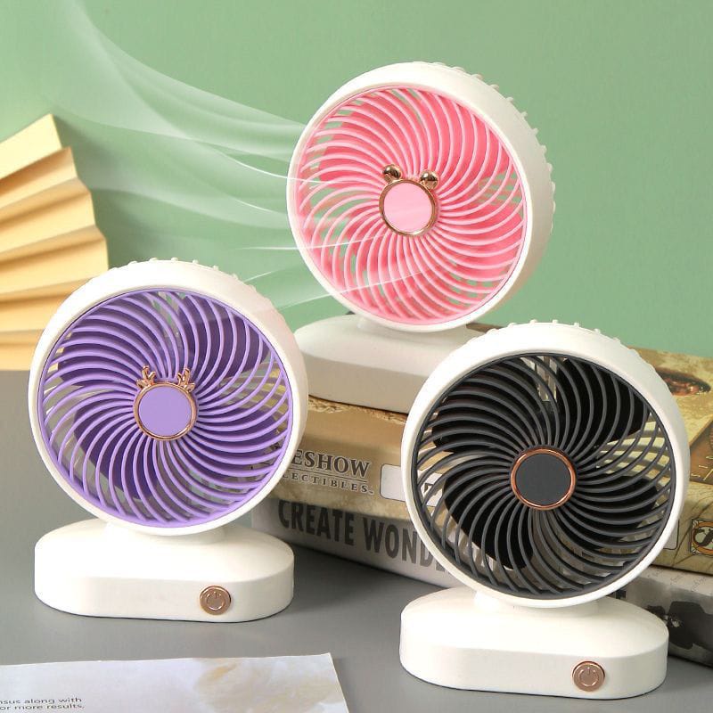 SF_ Portable Mini Fan Kipas Small Cooling fan 2 Speed Desk Cooling ...