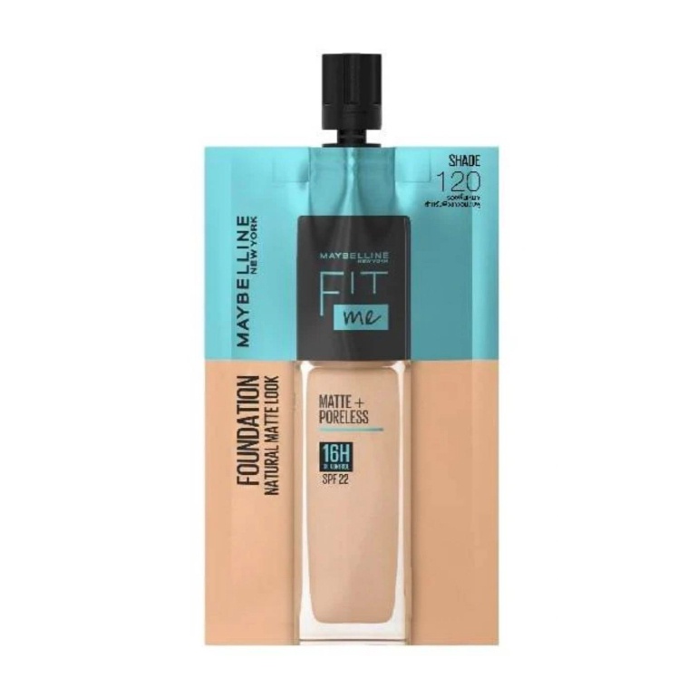 (1 Sachet) Maybelline Fit Me Foundation Matte + Poreless Mabelleen 5 Ml ...