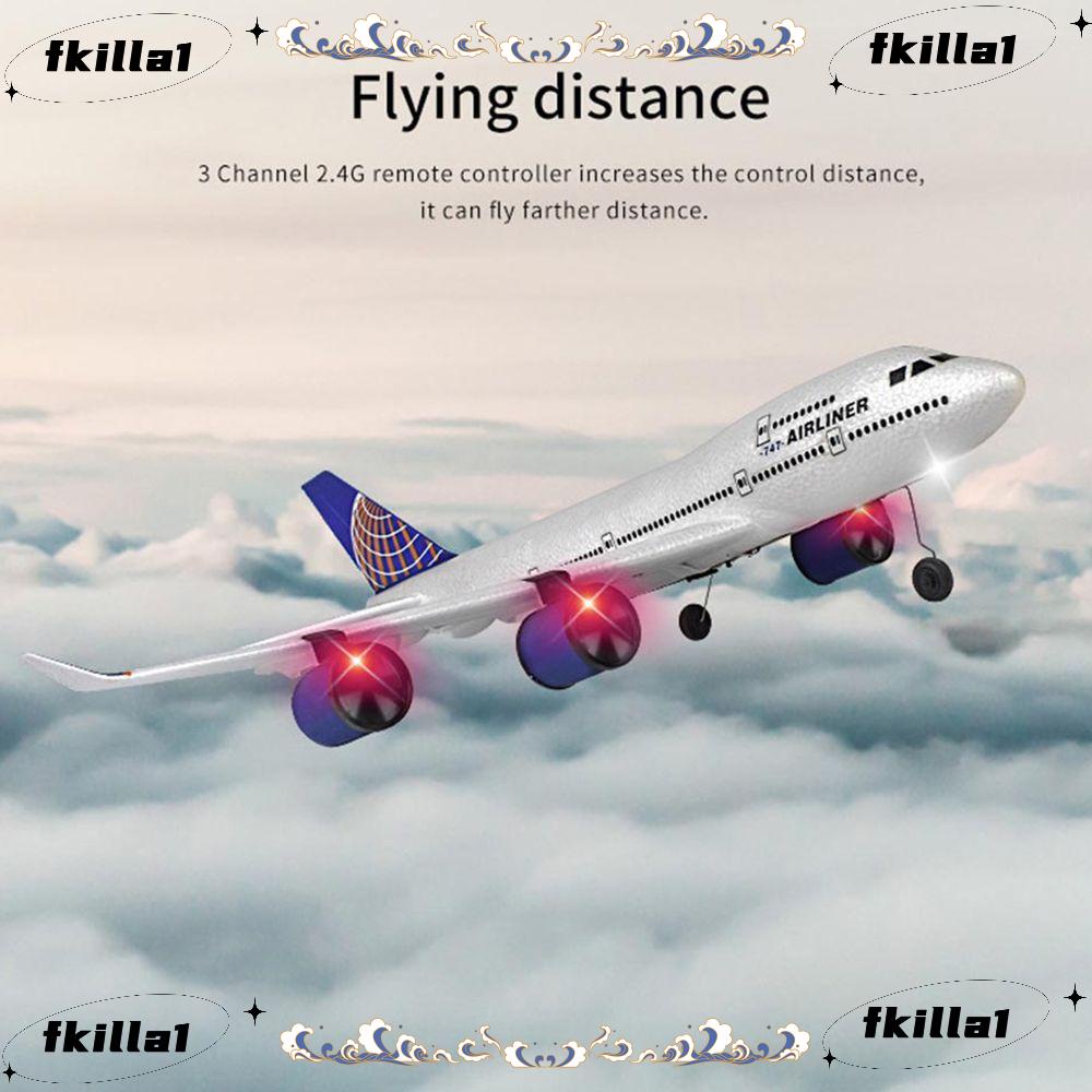 FKILA Remote Control Airplane Fixed Wing 2.4G Controller for Boeing 747 ...