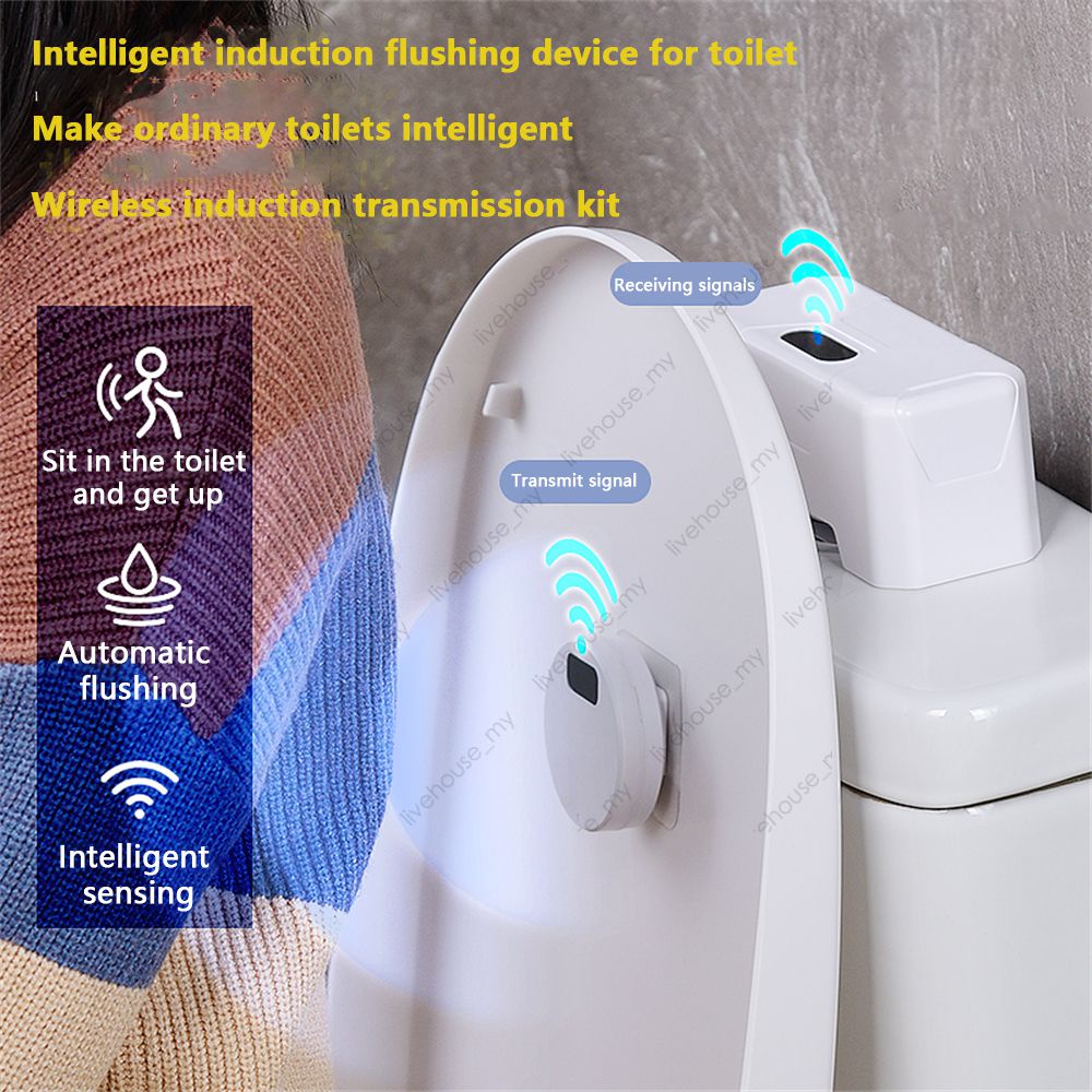 Infrared Detector Touch-free Lavatory Closestool Sensor Automatic Flush ...