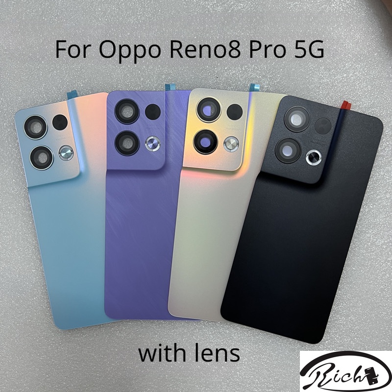 Back Glass Cover For Oppo Reno8 Pro 5G , Back Door Replacement Hard ...