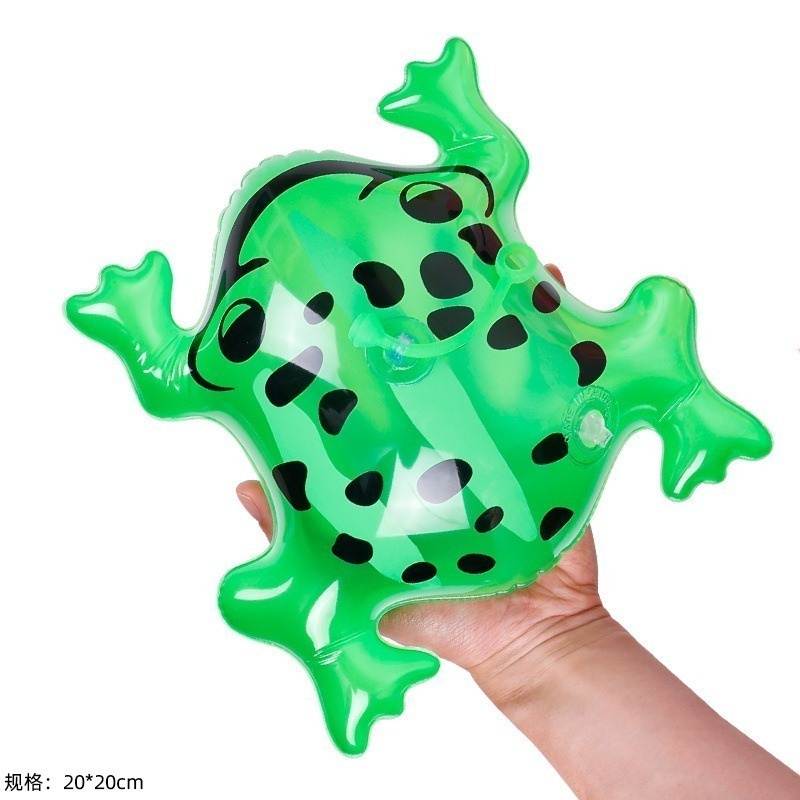 Glowing Inflatable Frog Balloons Green Bouncing Frog Toad Ballon Jungle ...