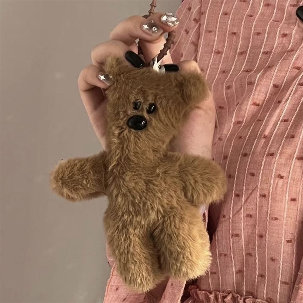Cute Plush Squeaking Doll Keychain Pendant Bag Accessories Mr. Bean ...
