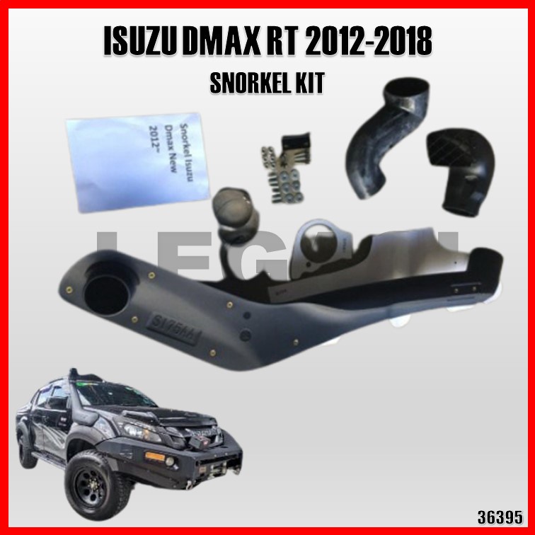 Isuzu Dmax D-Max RT 2012-2018 High Quality 4x4 Off Road Snorkel Kit ...