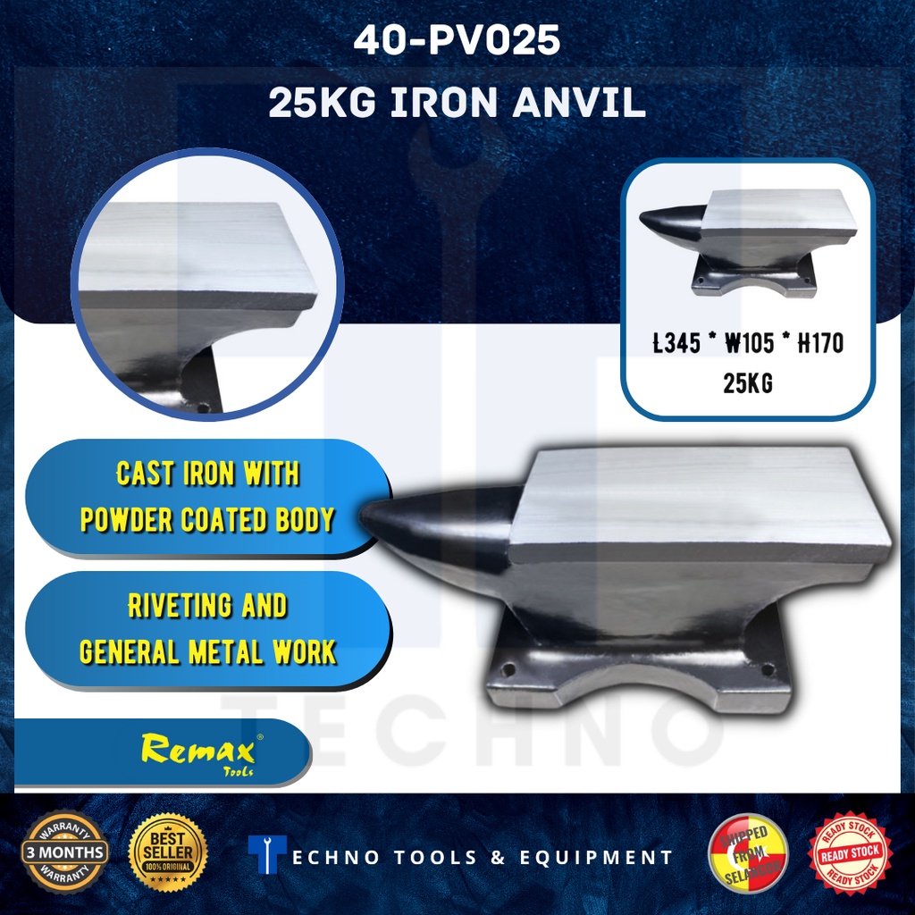 Cast Iron Anvil 25kg - Heavy Duty | Shopee Malaysia