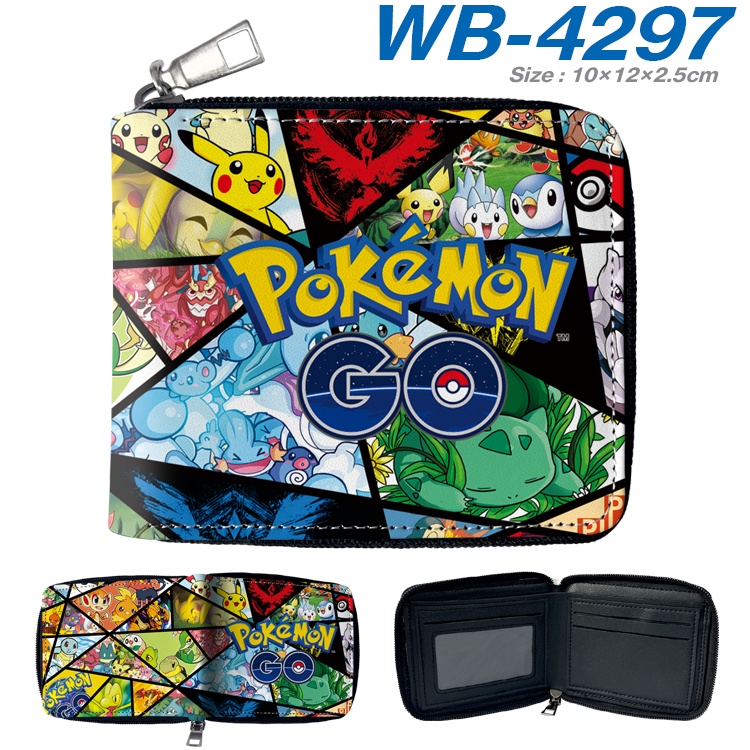 Pokemon Family 3D Full Color Cartoon Student Short Casual Card Holder ...