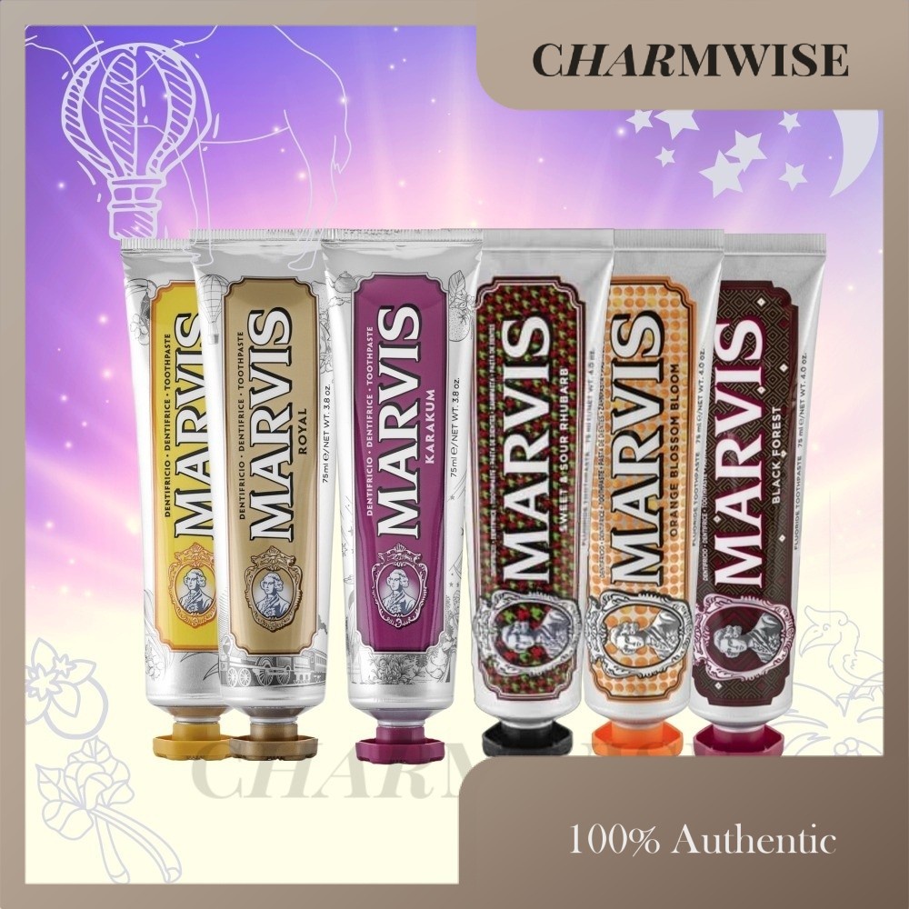 Marvis Rambas, Royal, Karakum, Orange Blossom Bloom, Sweet Sour Rhubarb ...