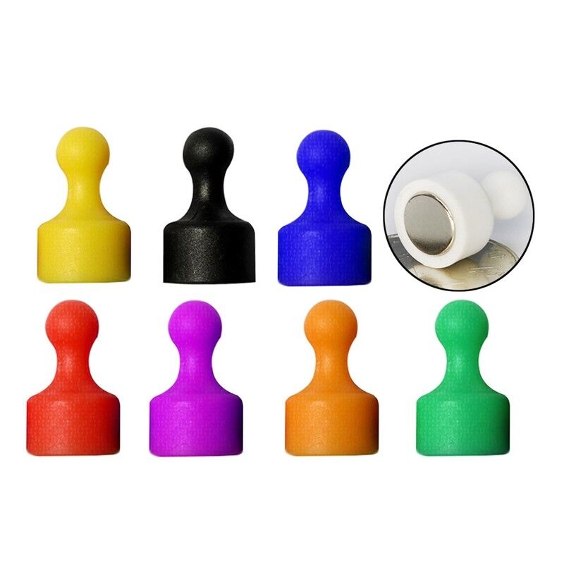 3PCS Magnet Push Pins D12 Button - Strong Magnetic Scratch Free ...