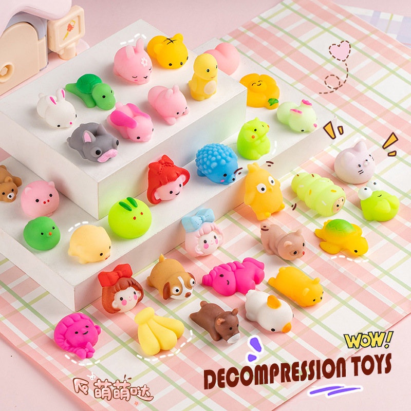 1 Pinch Music Cartoon Soft Rubber Pinch Music Cute Animal Shape ...