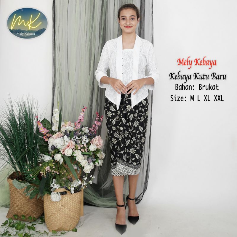 HITAM Modern kebaya/Modern kebaya Suit/full Brocade kebaya ...