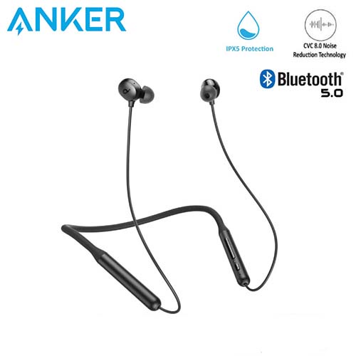 Anker A3213 Soundcore Life U2i Bluetooth Neckband Headphones with 24 H Playtime, 10 mm Drivers ...