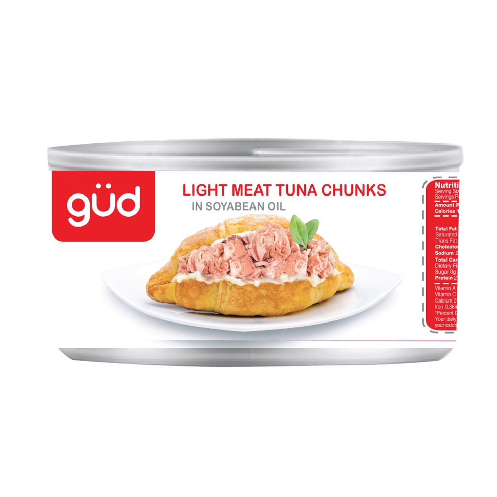 Gud Tuna Chunk in Soya Bean Oil 185g | Shopee Malaysia