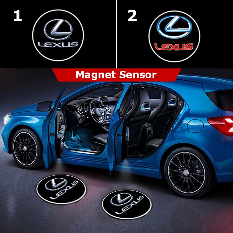 2PCS Lexus ES250/LS500/NX300/RX300/LX/LC500 Car LED Door Light Logo ...