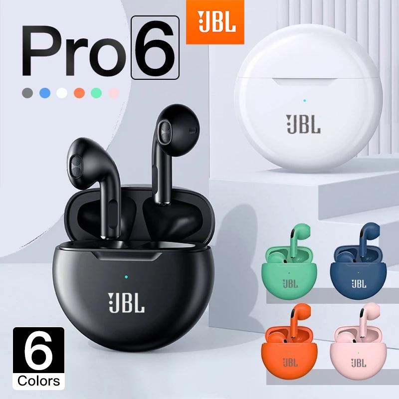 JBL Pro6 TWS Bluetooth 5.0 Wireless Earbuds Smart Touch Headset HiFi ...