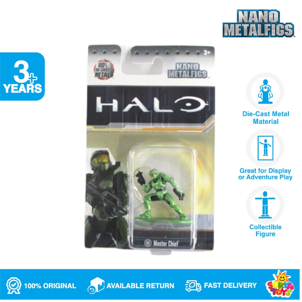 Jada Nano Metalfigs - Hello - Master Chief 2Gun Mode | Shopee Malaysia