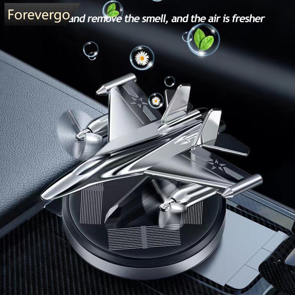 FOREVERGO Car Solar Power Perfume Aromatherapy Air Freshener Airplane ...