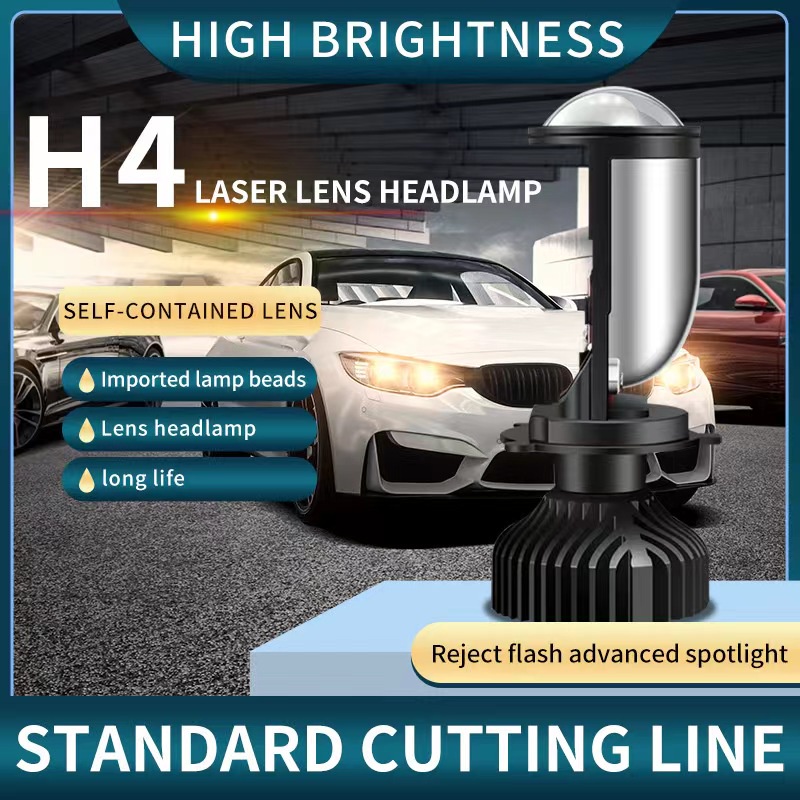 1PC 90W/Air Lamp H4 Mini Projector Lens for Automobile 8000LM Headlamp ...