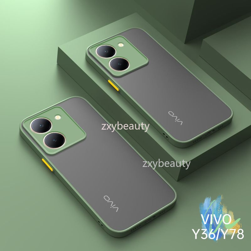 Matte Transparent Silicone Casing For Vivo Y27S Y36 4G Y78 5G 2023 ...