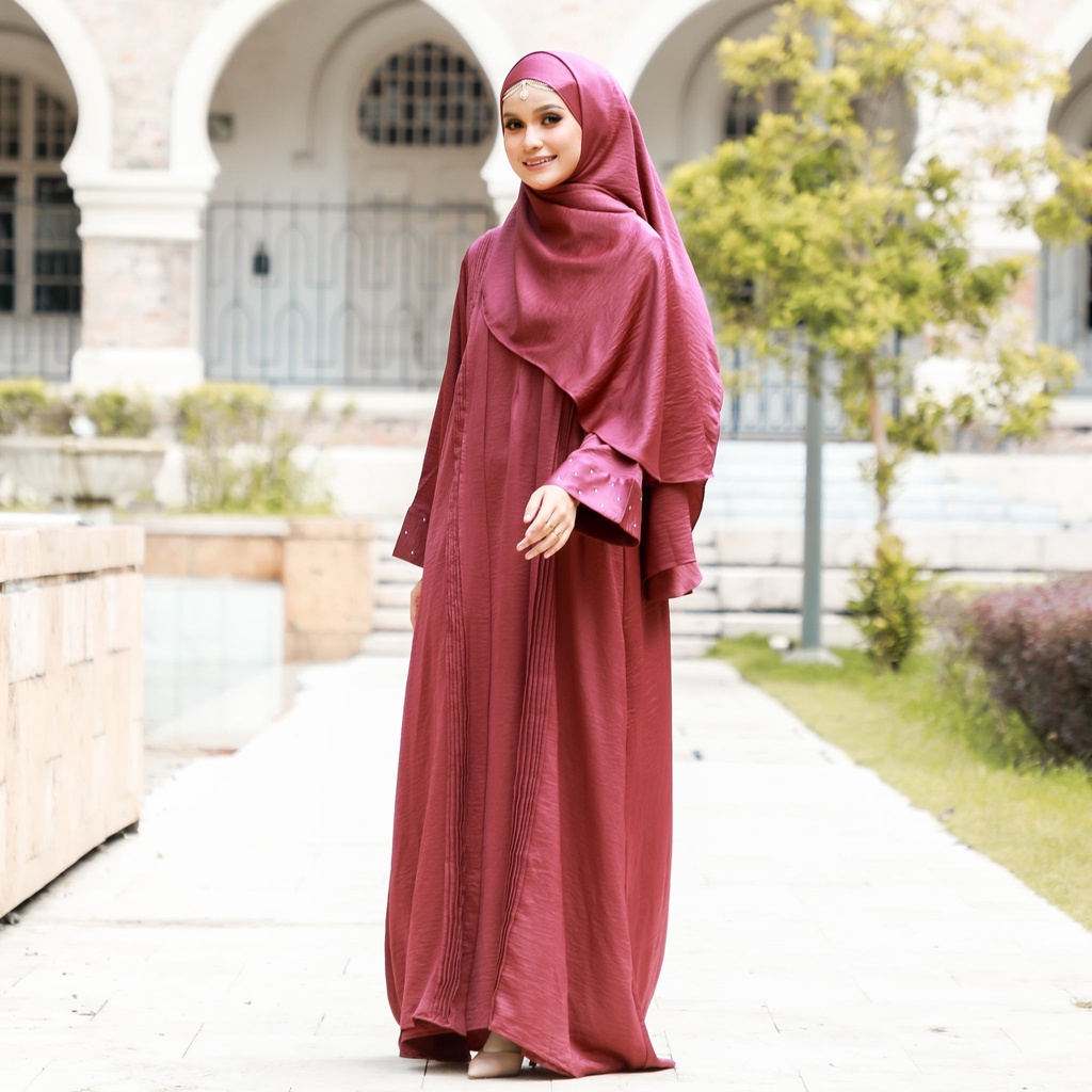 ABAYA SUMAYYAH - MM04 (CHERRY) | Shopee Malaysia