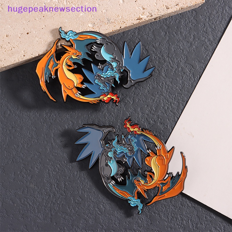 hugepeaknewsection Pokemon Charizard Rayquaza Metal Brooch Pikachu ...