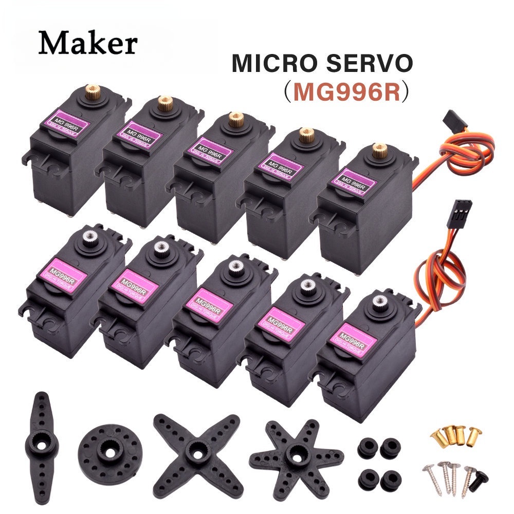 MG996R Metal Gear Servmotor 180 360 High Speed Analog Servo Motor for ...