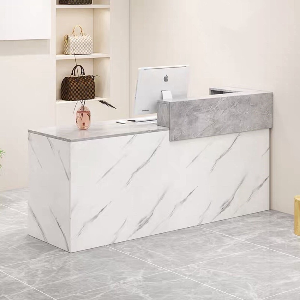 Cashier Counter Table Commercial Reception Wooden Desk Office ...